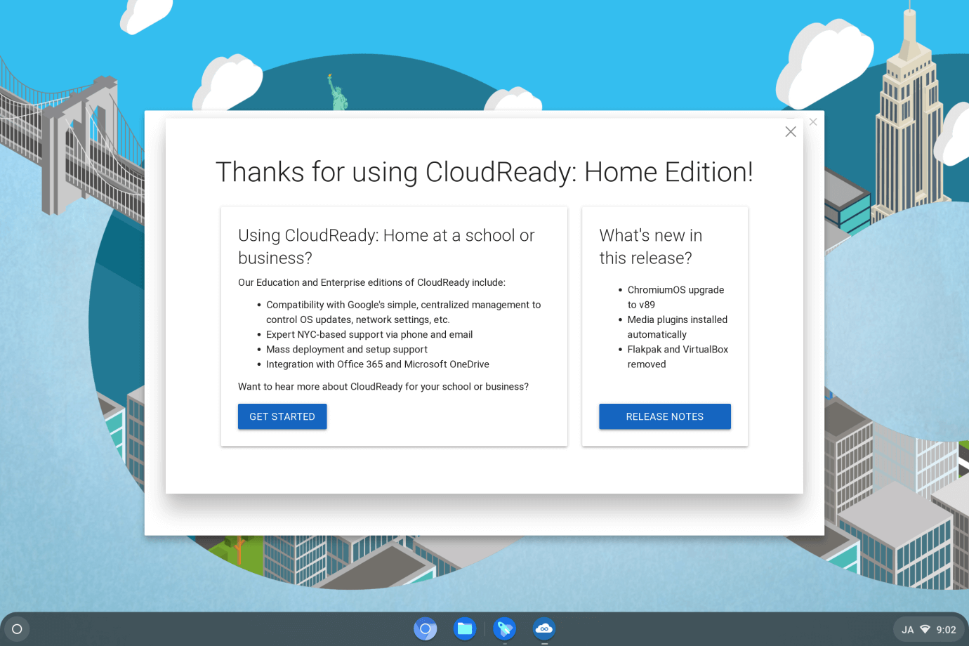 USB メモリ SD カードに Chrome OS 環境を作って Windows 上で動かす方法。CloudReady を利用する