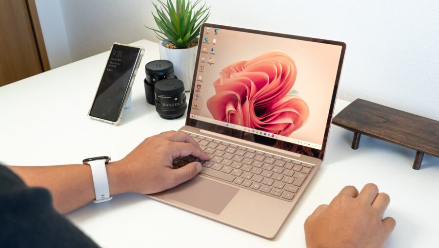 Surface Laptop Go 3 実機レビュー！メモリ16GBで使い道が広がった小型ラップトップ端末